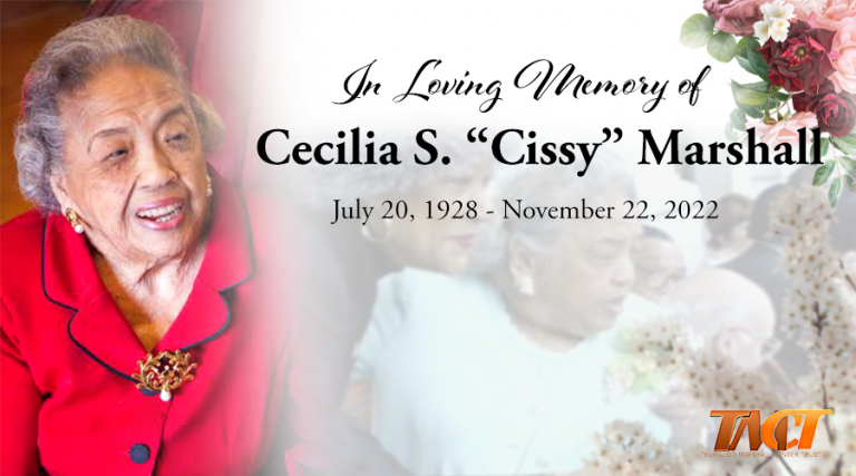 The Thurgood Marshall Center Trust, Inc., Celebrates the Life and ...